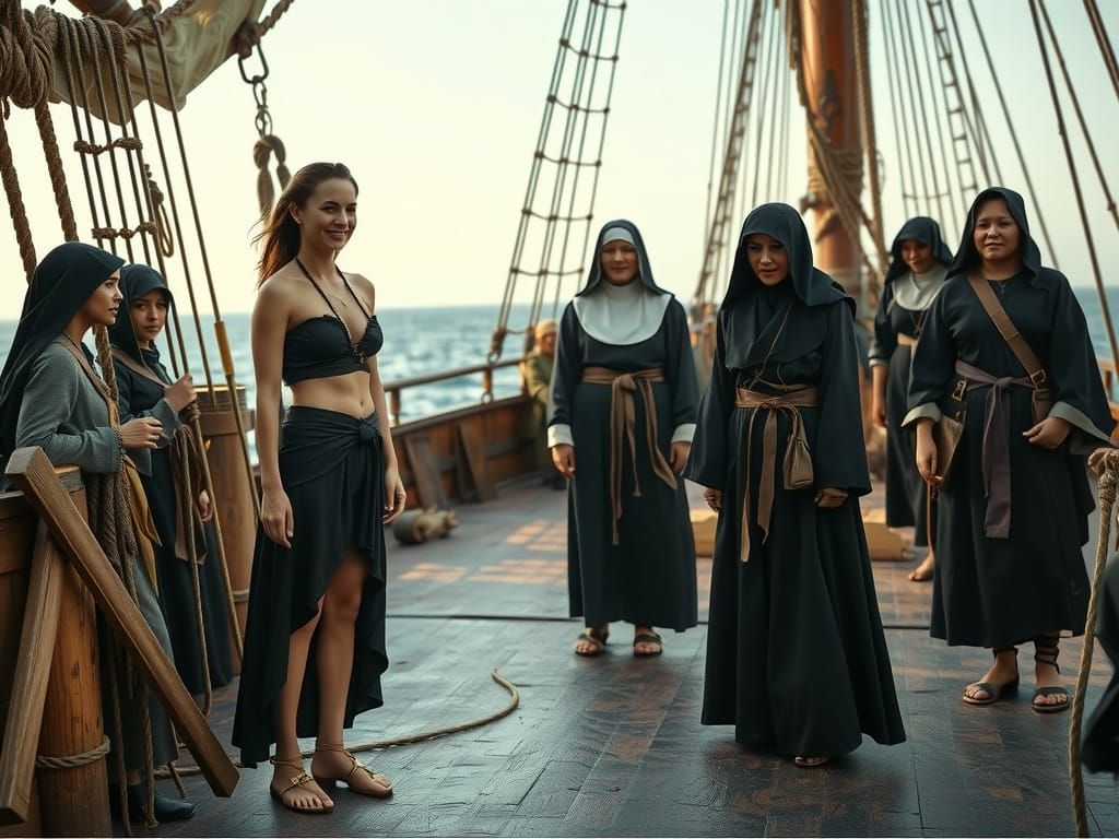 A female Smuggler is the only prisoner, who is happy to be on the ...