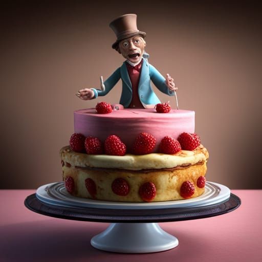 puppet cakes for the cake palace of Cosmicorphan - AI Generated Artwork ...