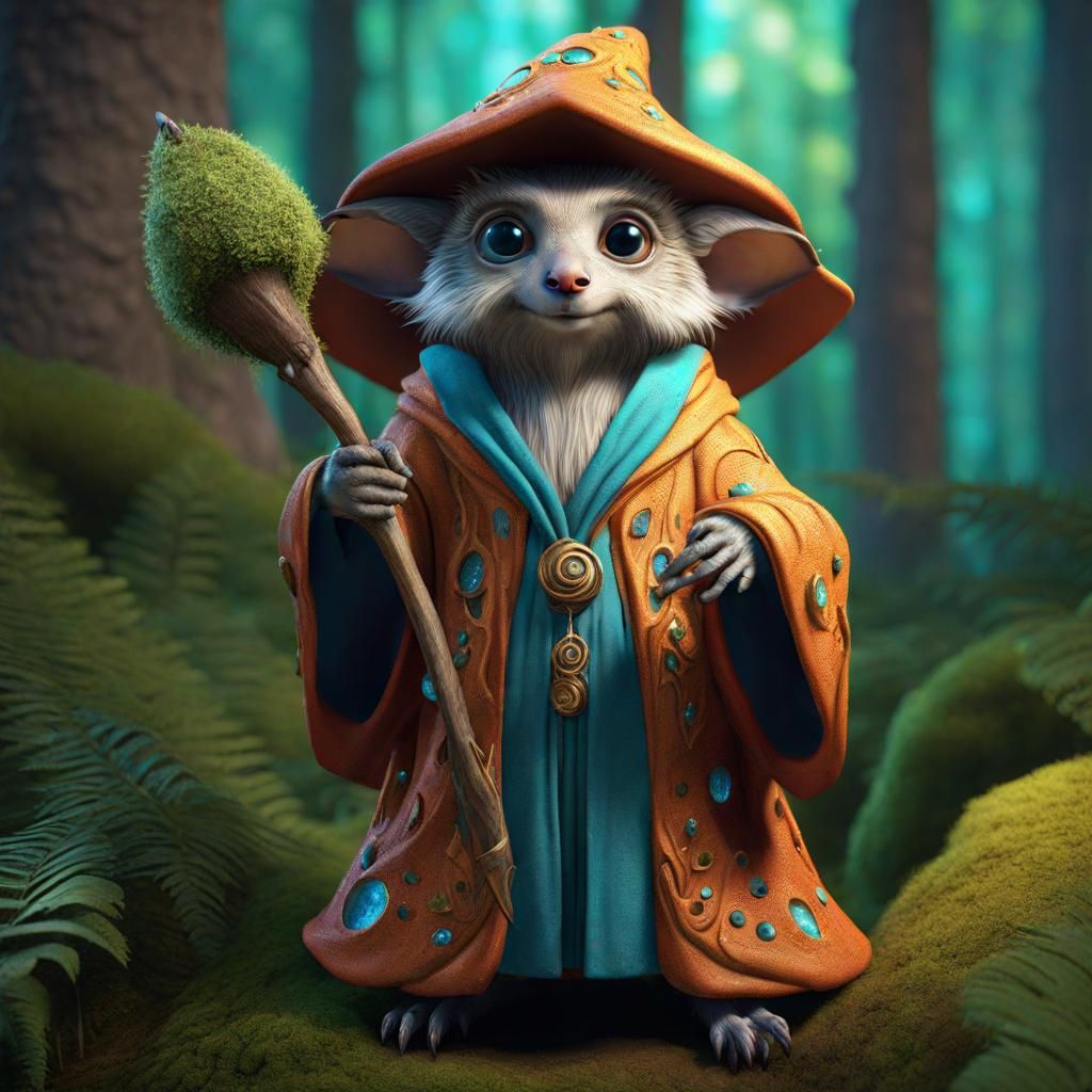 Little forest wizard - AI Generated Artwork - NightCafe Creator