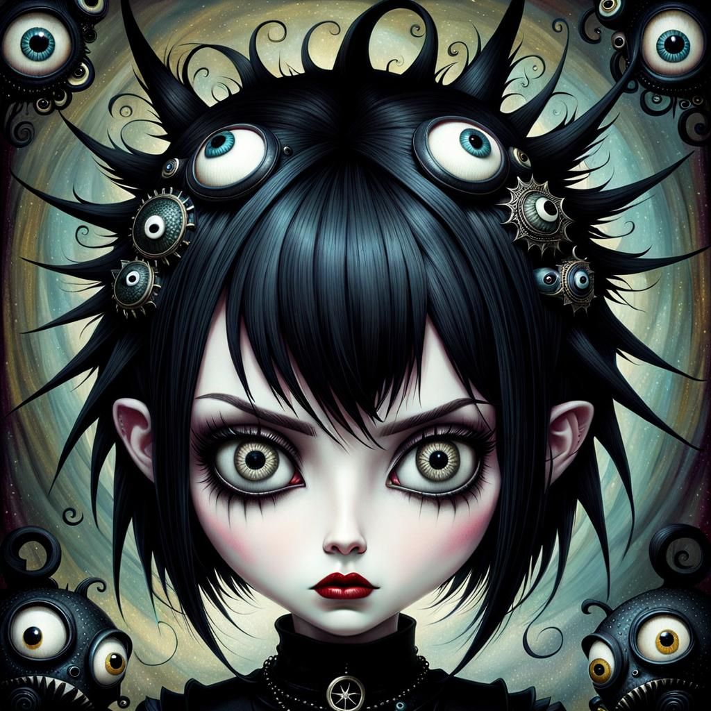 Punk eyes - AI Generated Artwork - NightCafe Creator