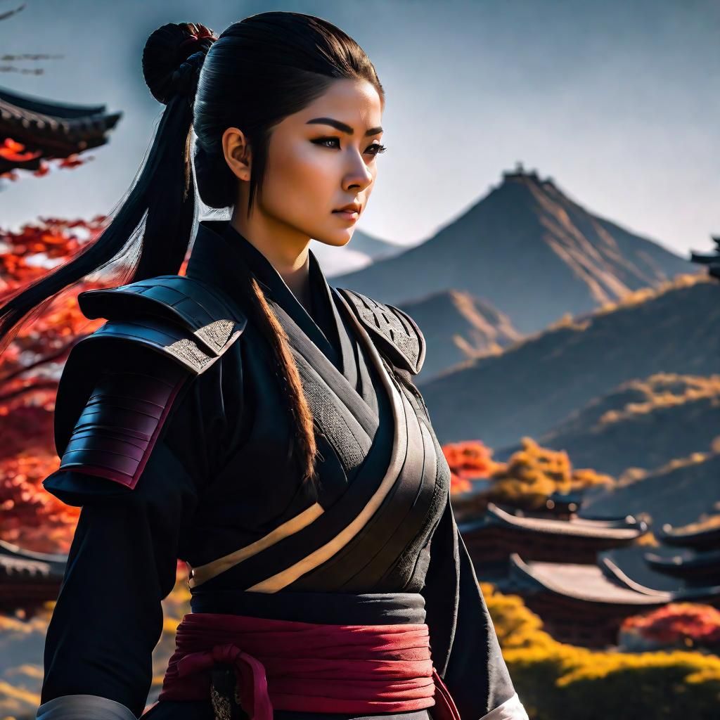 Ninja Princess - AI Generated Artwork - NightCafe Creator