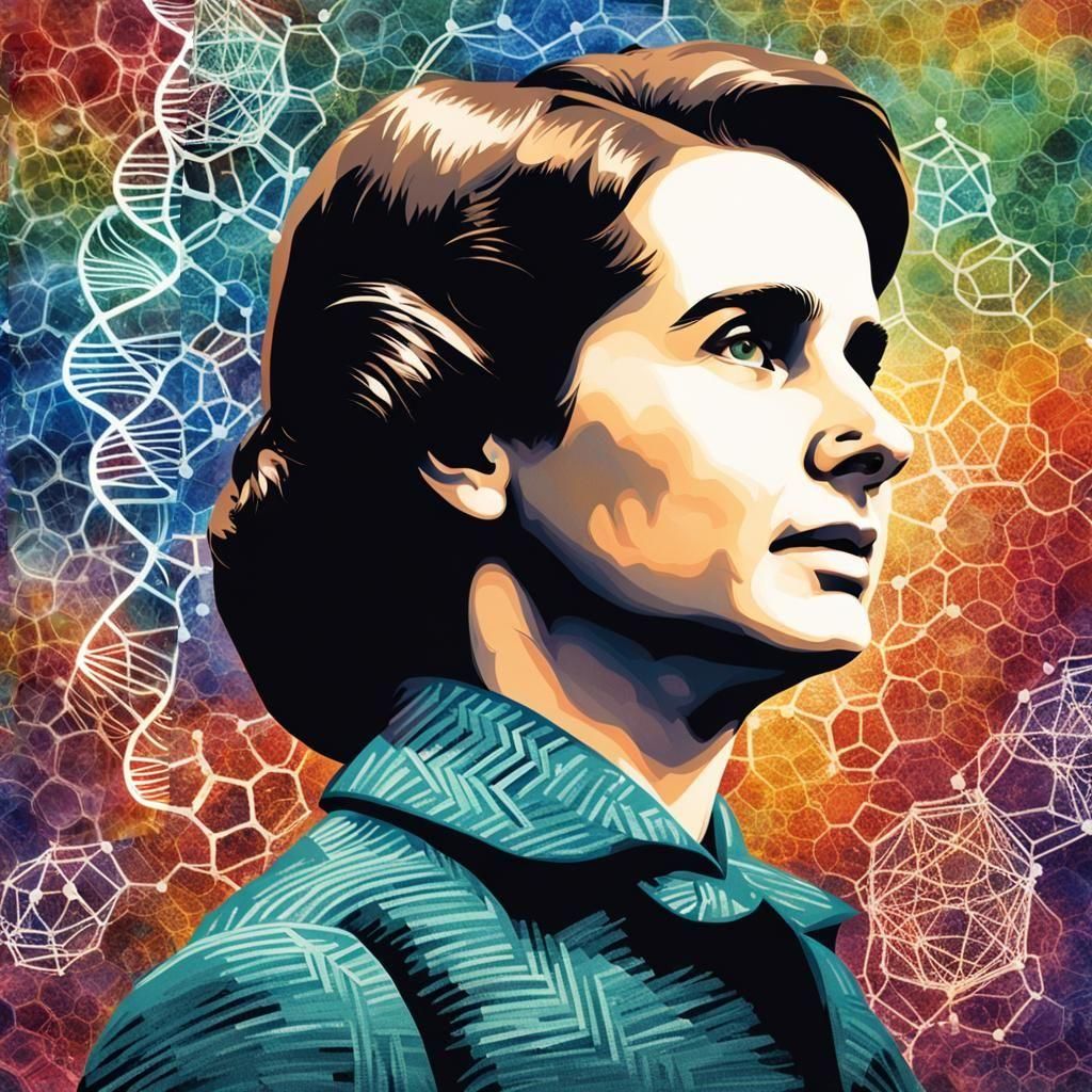 Scientist Rosalind Franklin - Basic researcher for DNA - AI Generated ...