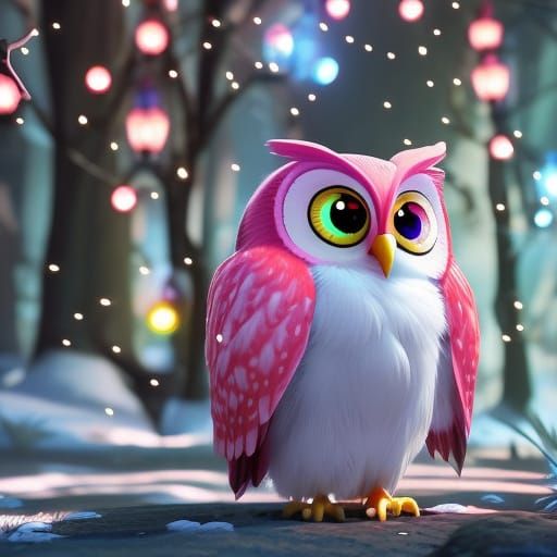 Owlie IV - AI Generated Artwork - NightCafe Creator