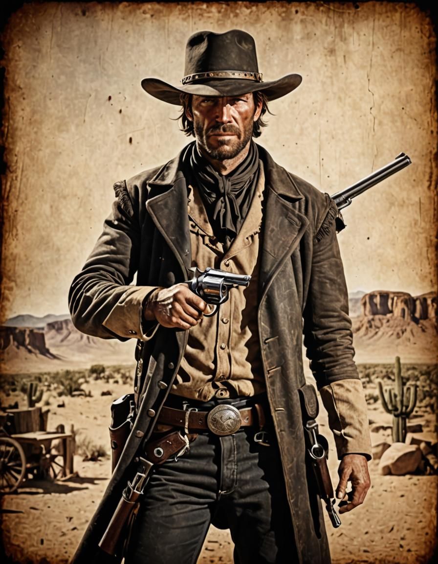 Wild west outlaw - AI Generated Artwork - NightCafe Creator