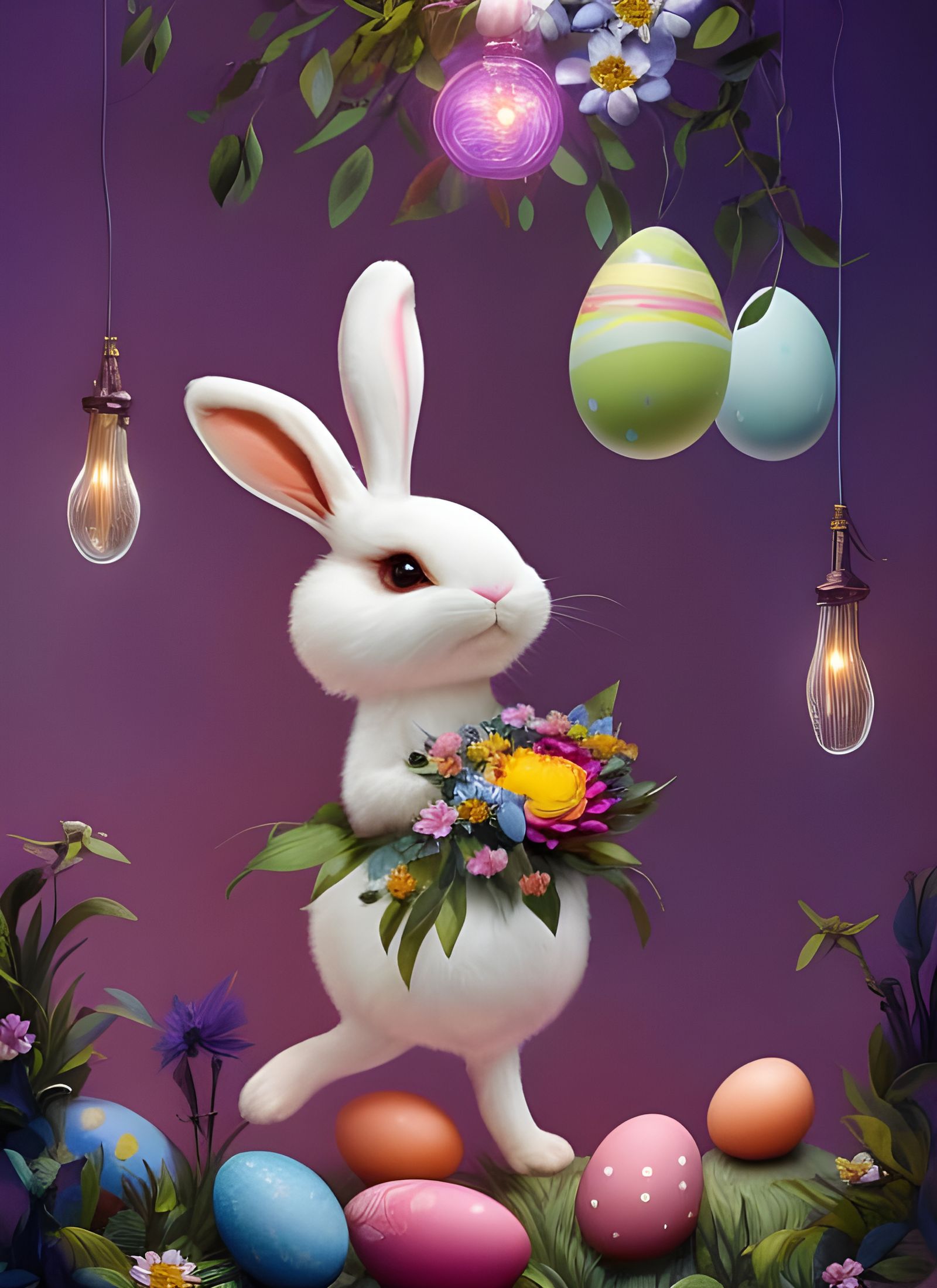 Easter Bunny - AI Generated Artwork - NightCafe Creator