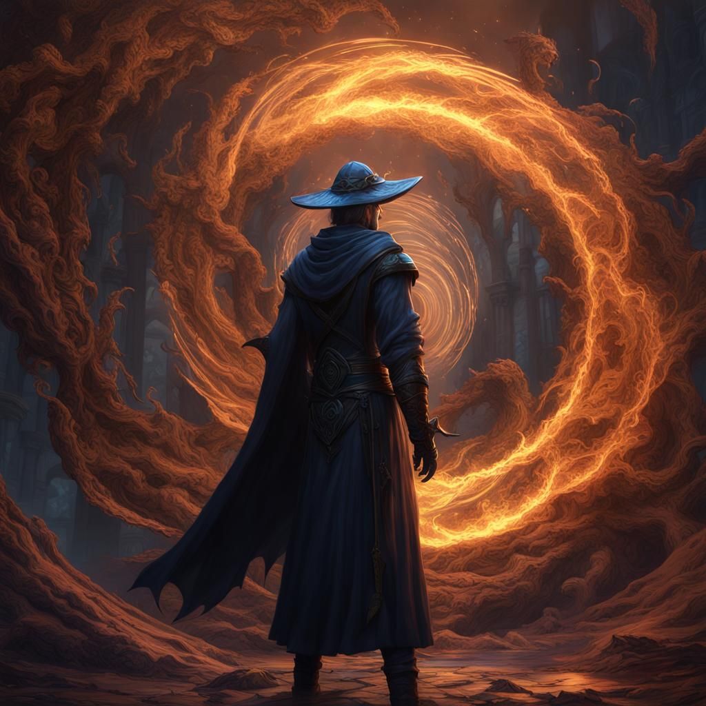 Flame Warp - AI Generated Artwork - NightCafe Creator