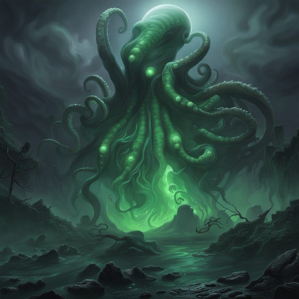 Herald of Cthulhu - AI Generated Artwork - NightCafe Creator