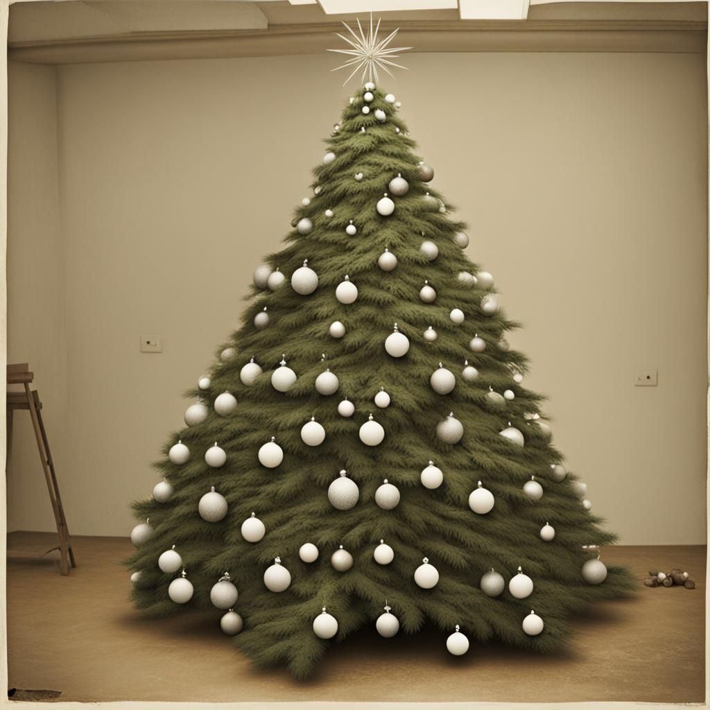 Unconventional Christmas Tree - AI Generated Artwork - NightCafe Creator