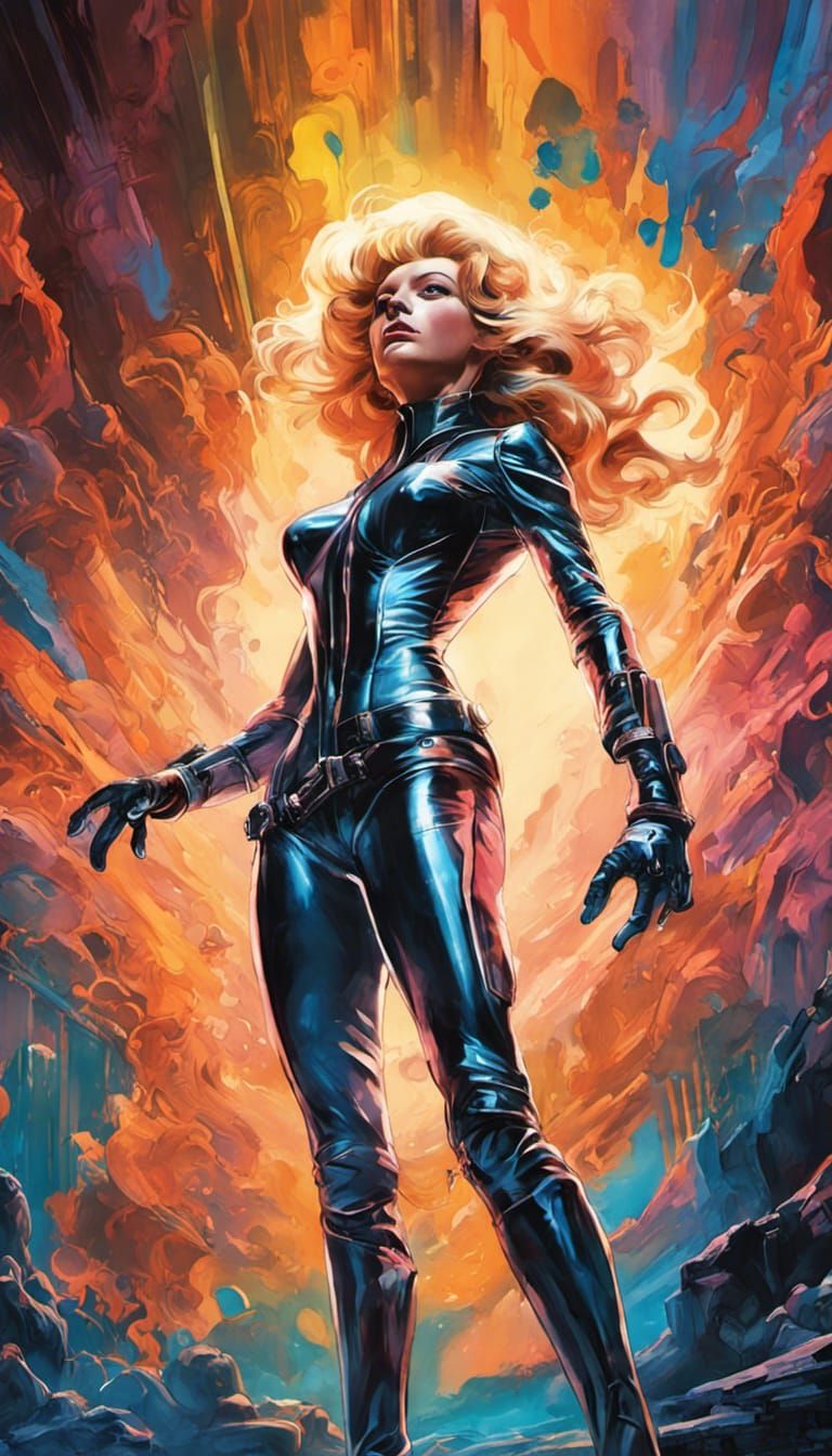 Redhead Bombshell - AI Generated Artwork - NightCafe Creator