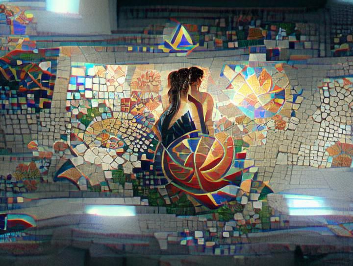 Mosaic Mural - AI Generated Artwork - NightCafe Creator