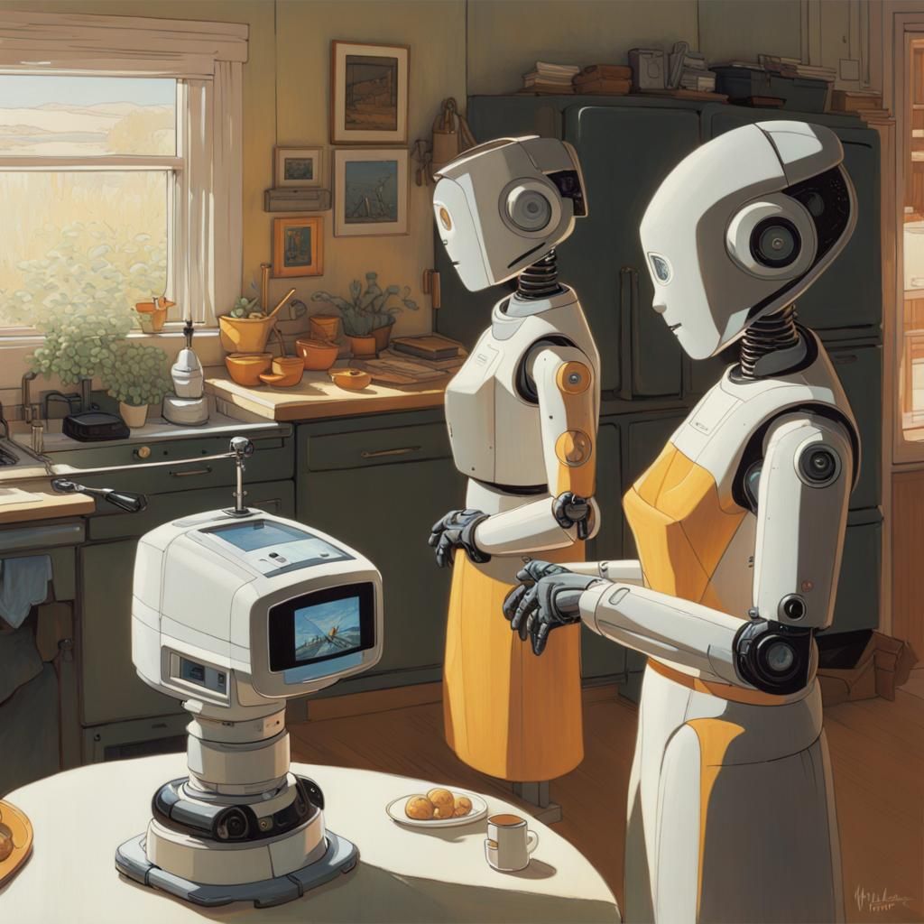 16k resolution, art by Syd Mead, Claude Monet, Hasui Kawase, Gustav ...