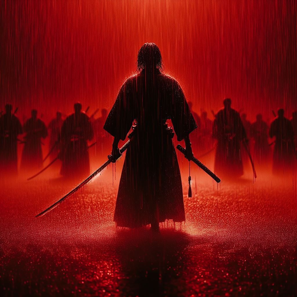 Battosai In A Showdown With A Group Of Assassins - AI Generated Artwork ...