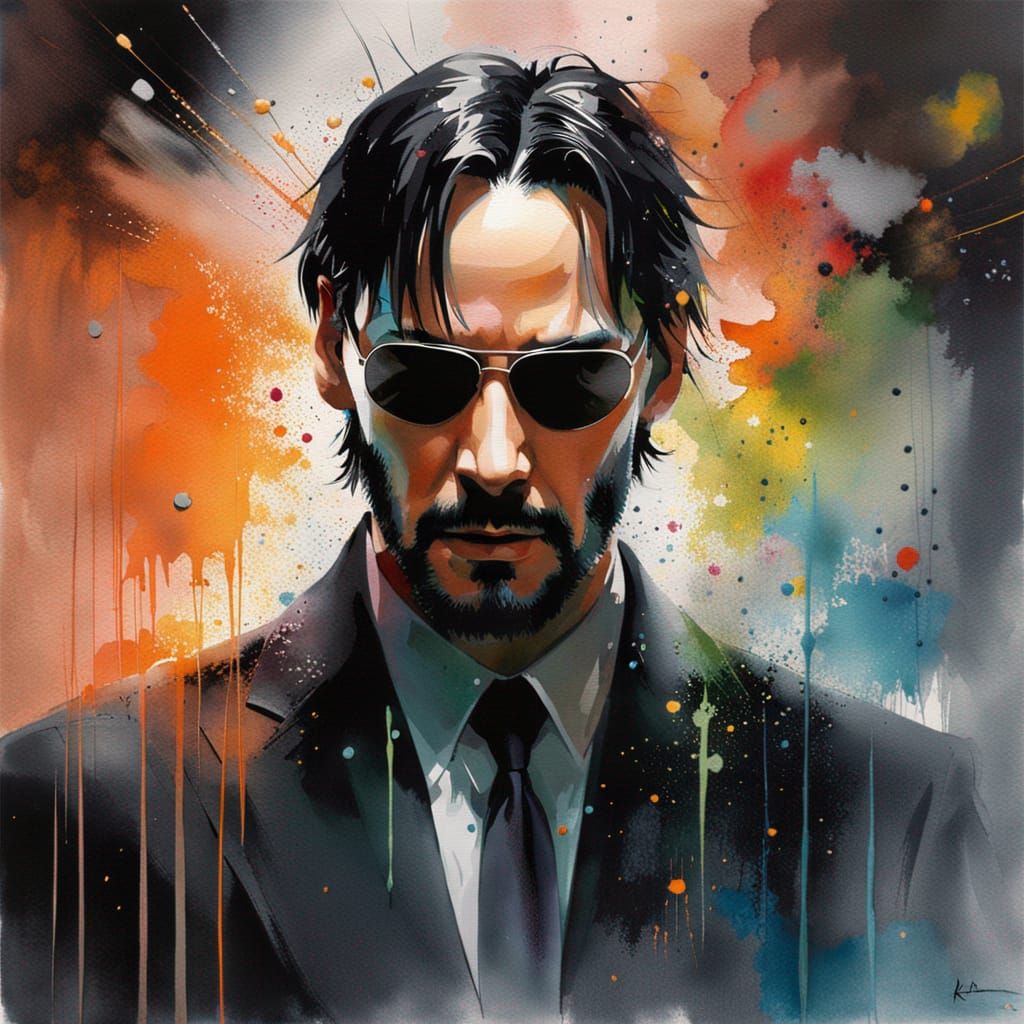 Keanu Reeves - AI Generated Artwork - NightCafe Creator