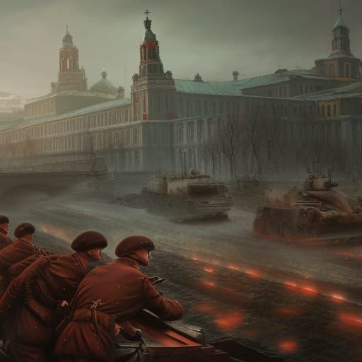 Soviet red army - AI Generated Artwork - NightCafe Creator