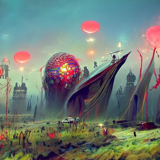 Alien Olympic games 1 - AI Generated Artwork - NightCafe Creator