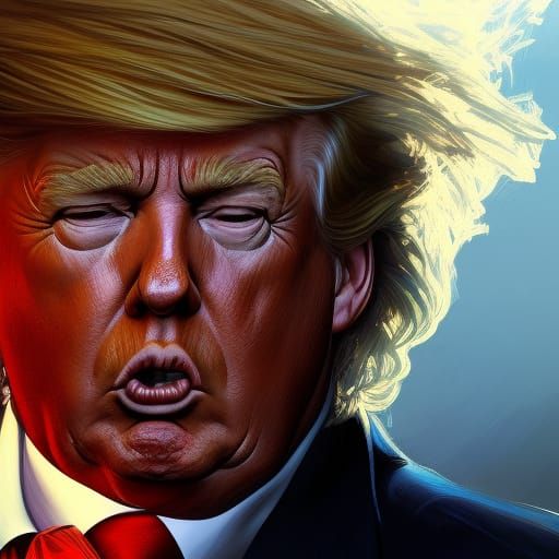 Donald Trump - AI Generated Artwork - NightCafe Creator