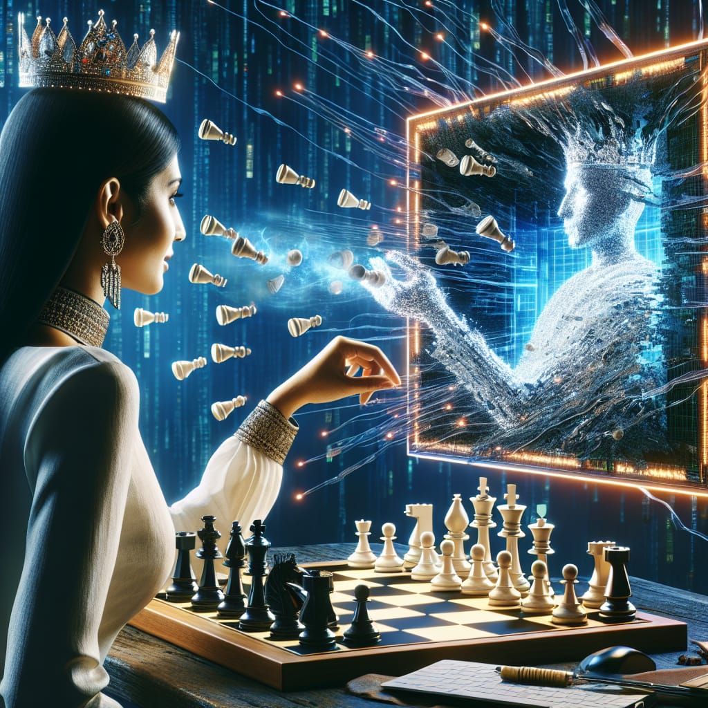 AI versus Human - winner?? - AI Generated Artwork - NightCafe Creator