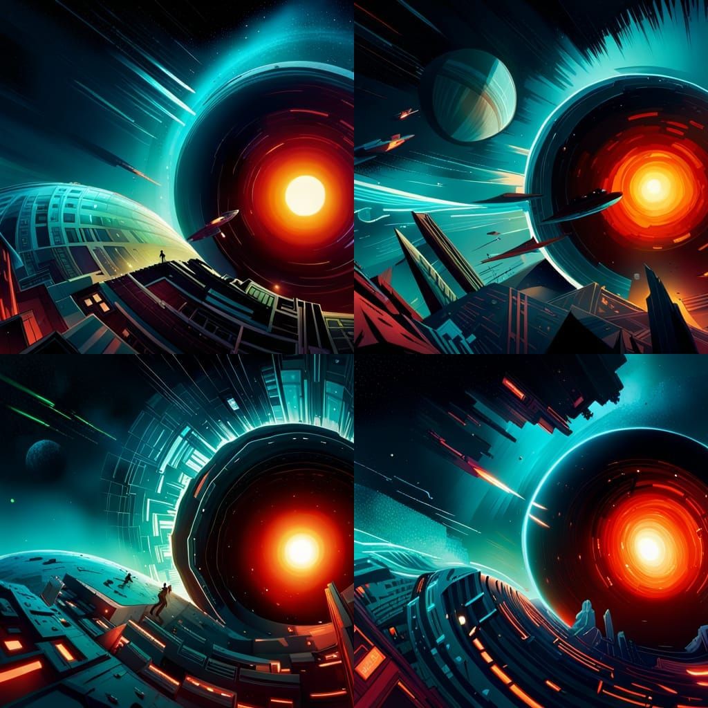 The death of a planet - AI Generated Artwork - NightCafe Creator