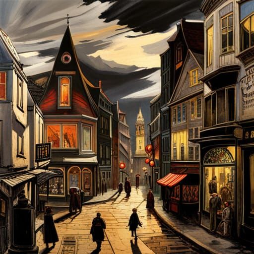 Lively Gothic Arcade (SDXL) - AI Generated Artwork - NightCafe Creator