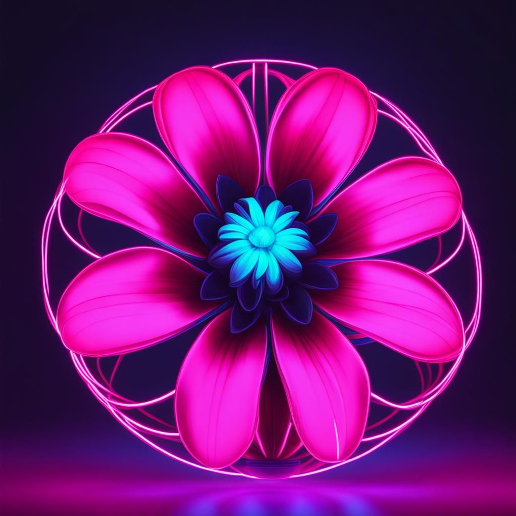 flower orb - AI Generated Artwork - NightCafe Creator