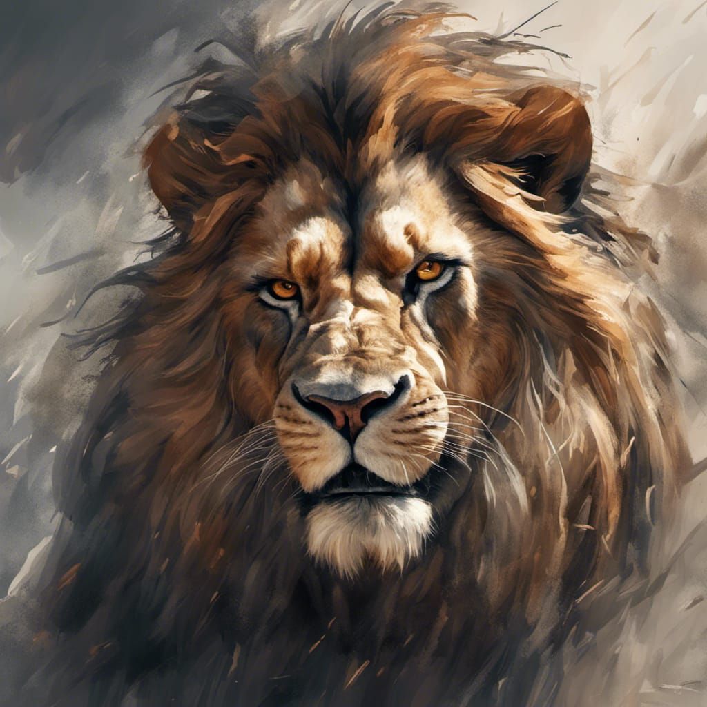 Lion - AI Generated Artwork - NightCafe Creator