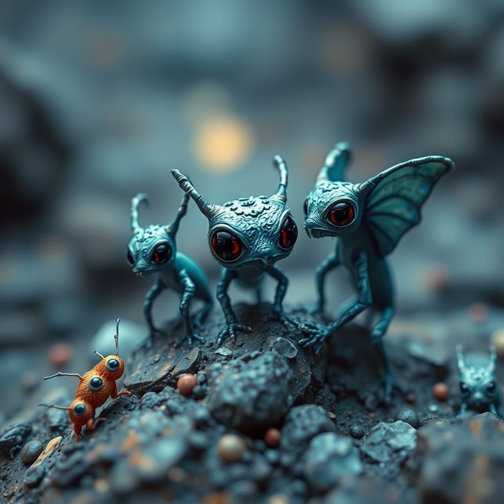 Tiny Creatures 4/4 - Surrealistic Miniature World in Artstat...