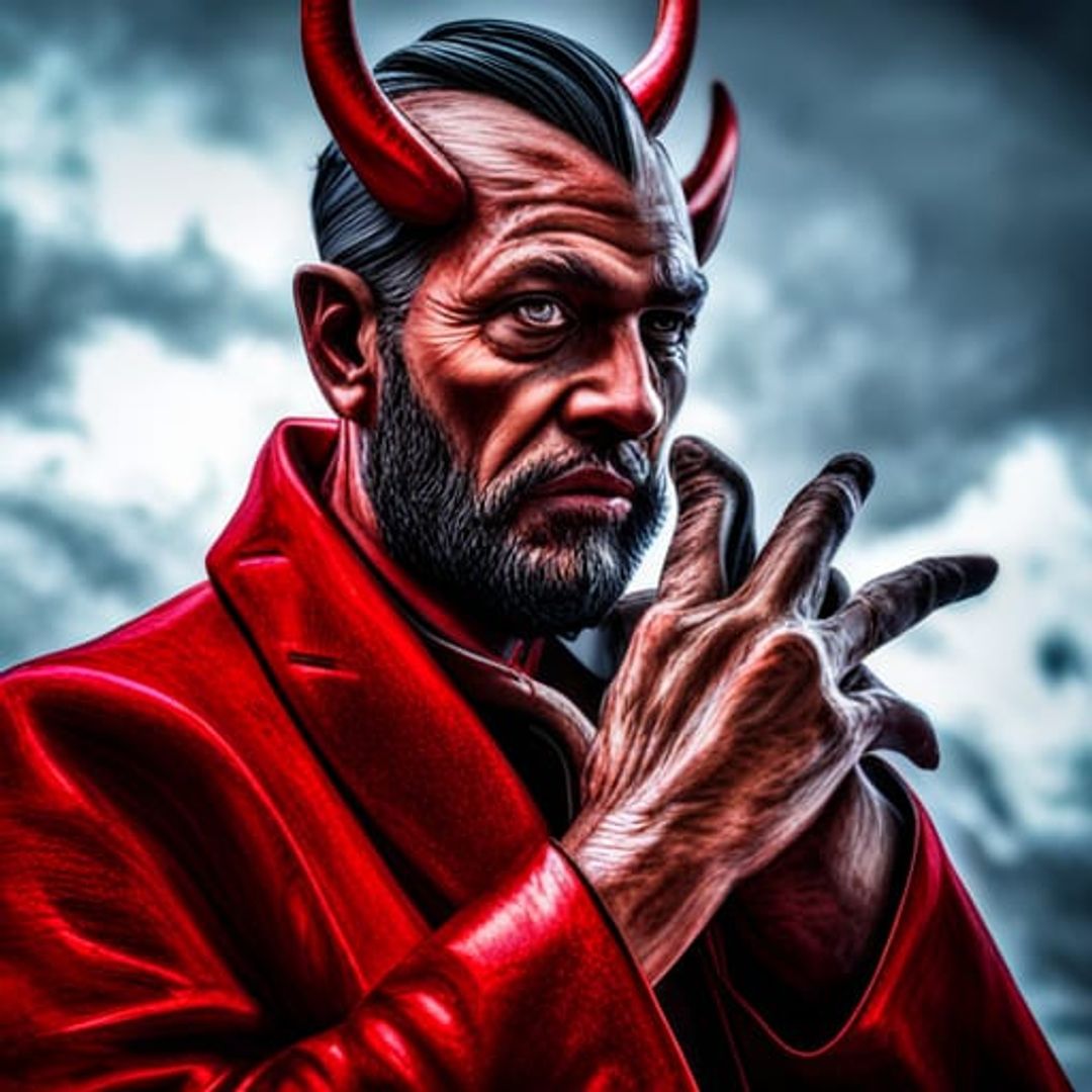 the devil in red - AI Generated Artwork - NightCafe Creator
