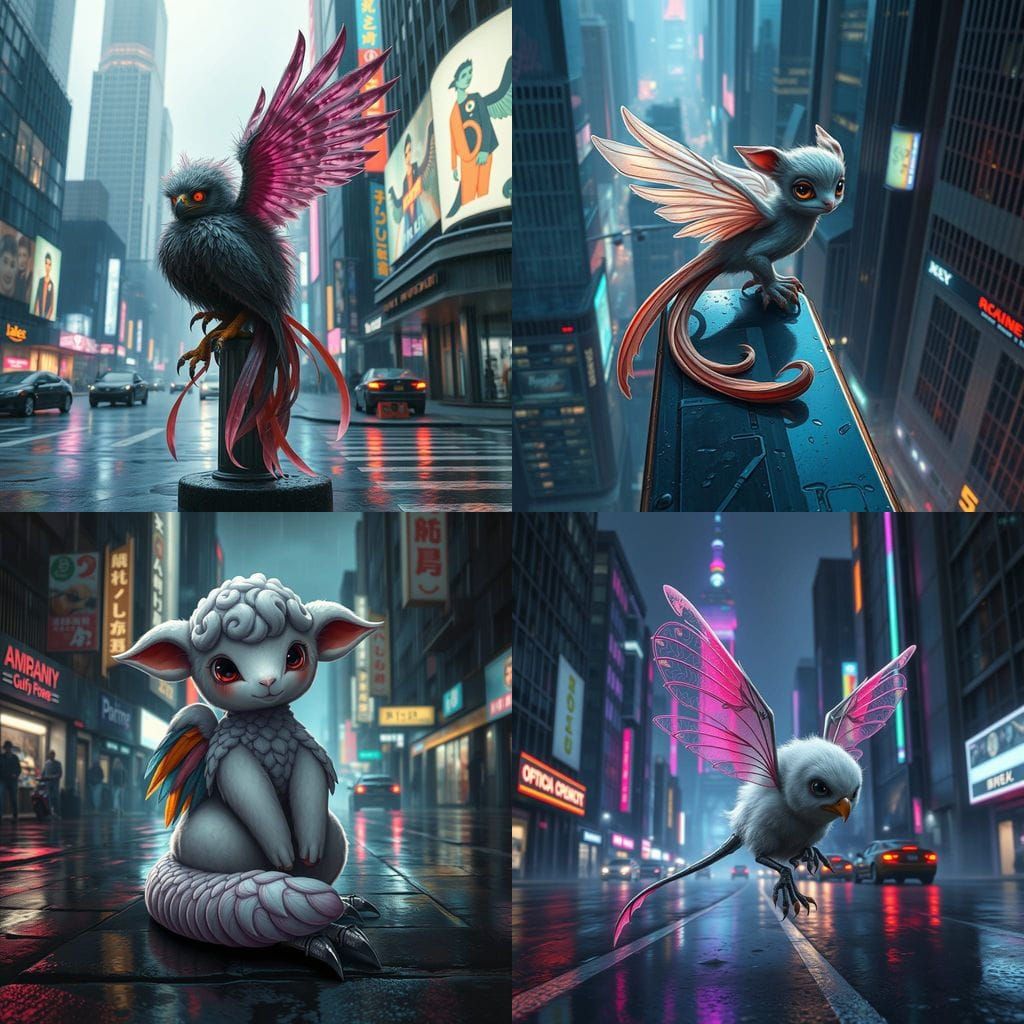Tufttalons in a cyberpunk setting - Cyberpunk Furry Hawk Cre...