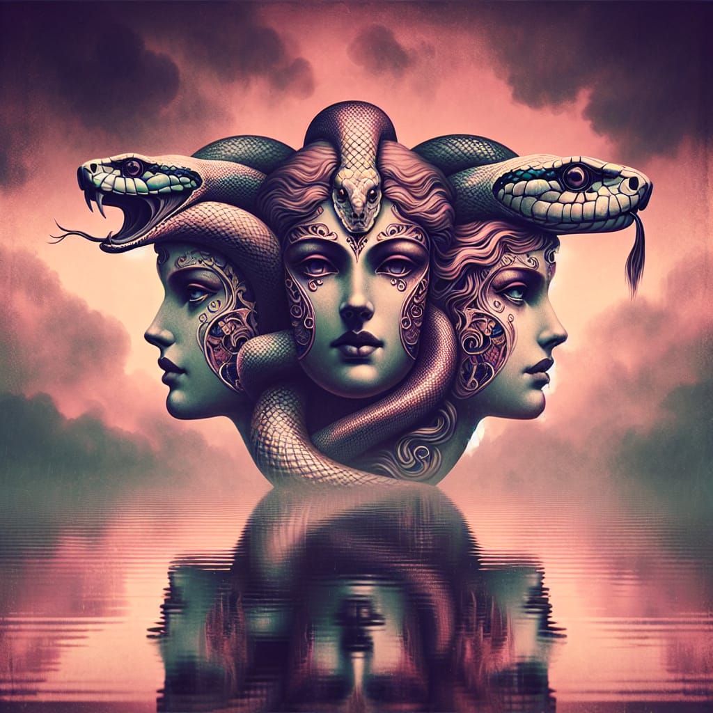 The Lamia - AI Generated Artwork - NightCafe Creator