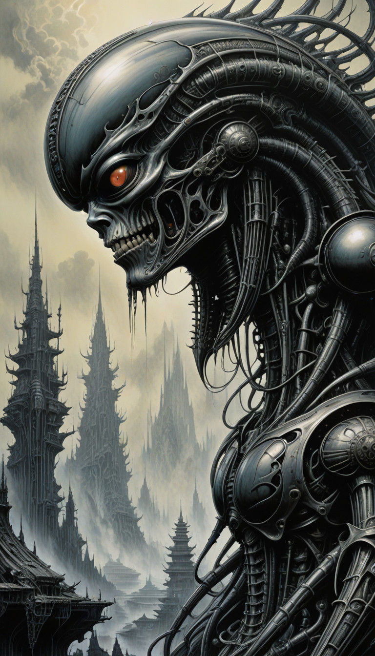 💢🌬️🍽️🍖 :: Vivacious Voracious Vehemently Volat... - AI Art