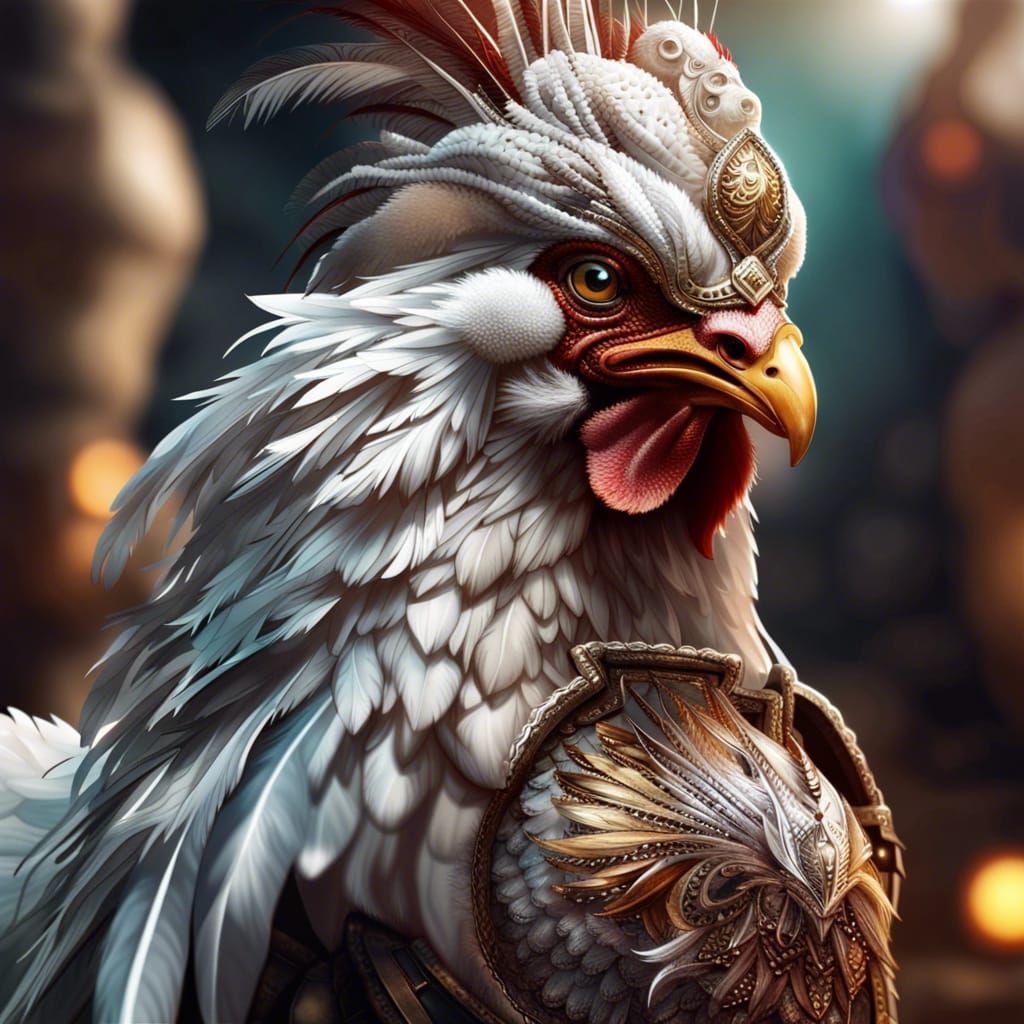 The Chicken Emperor - AI Generated Artwork - NightCafe Creator