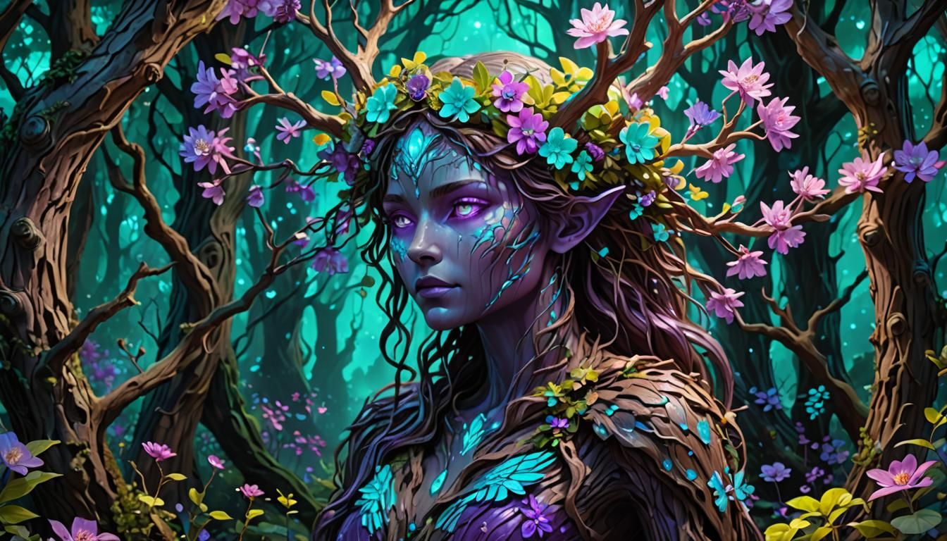 Dryad Princess - AI Generated Artwork - NightCafe Creator