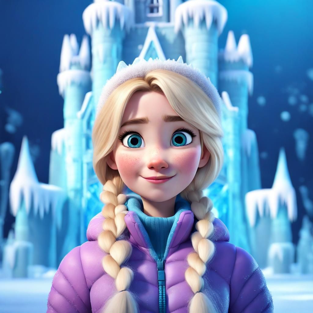 Modern Elsa - AI Generated Artwork - NightCafe Creator