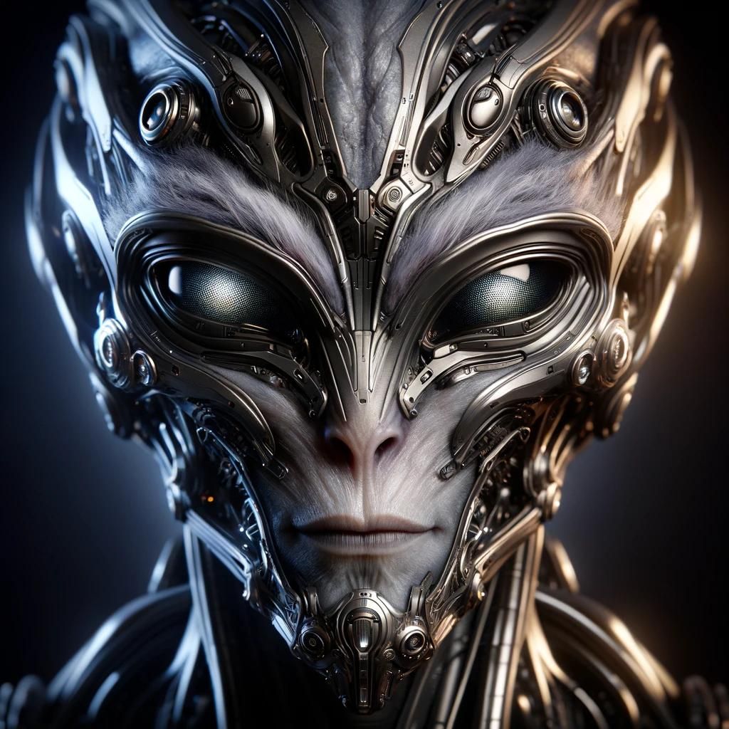 Alien Portrait - AI Generated Artwork - NightCafe Creator
