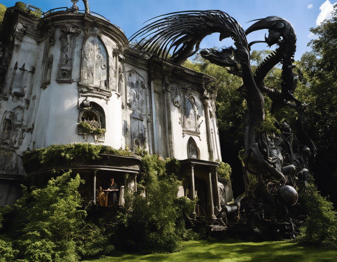 CRYPTID MUSEUM ARCHITECTURE 2 - AI Generated Artwork - NightCafe Creator