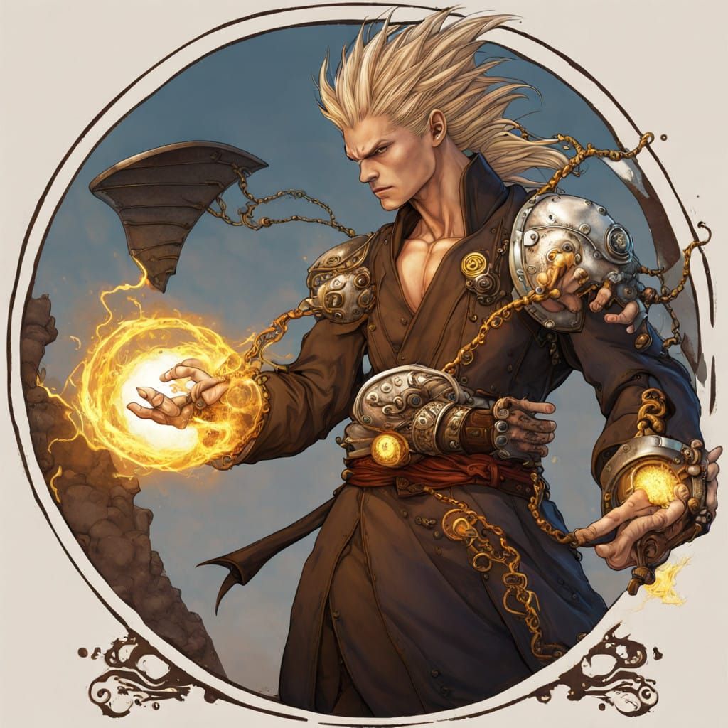 Lightning dragon fist monk - Gears and Energy Monk Fights Li...