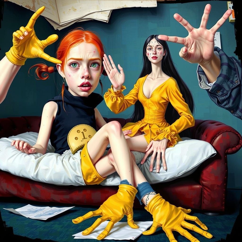 N wrong hand, poorly drawn foot, poorly drawn face, extra limbs ...