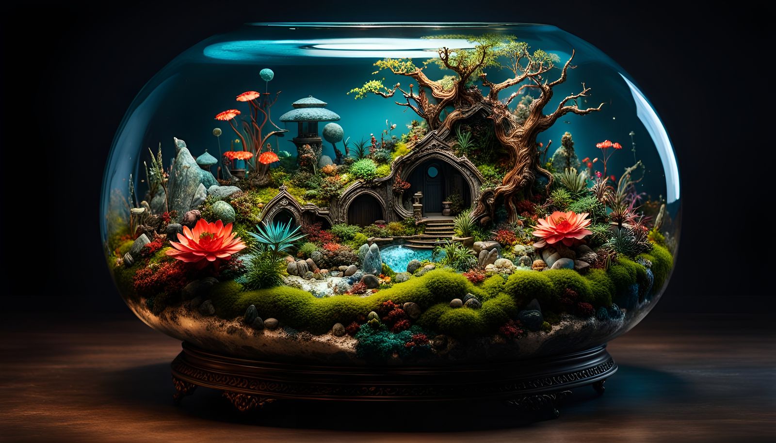 Terrarium Life - AI Generated Artwork - NightCafe Creator