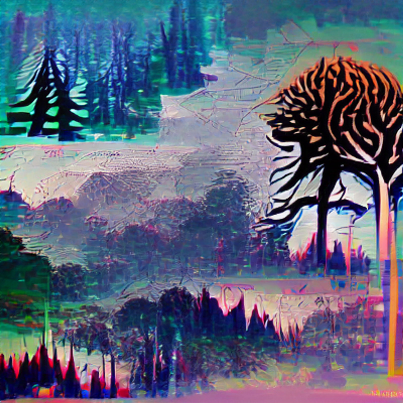 The Forest & Tree - AI Generated Artwork - NightCafe Creator