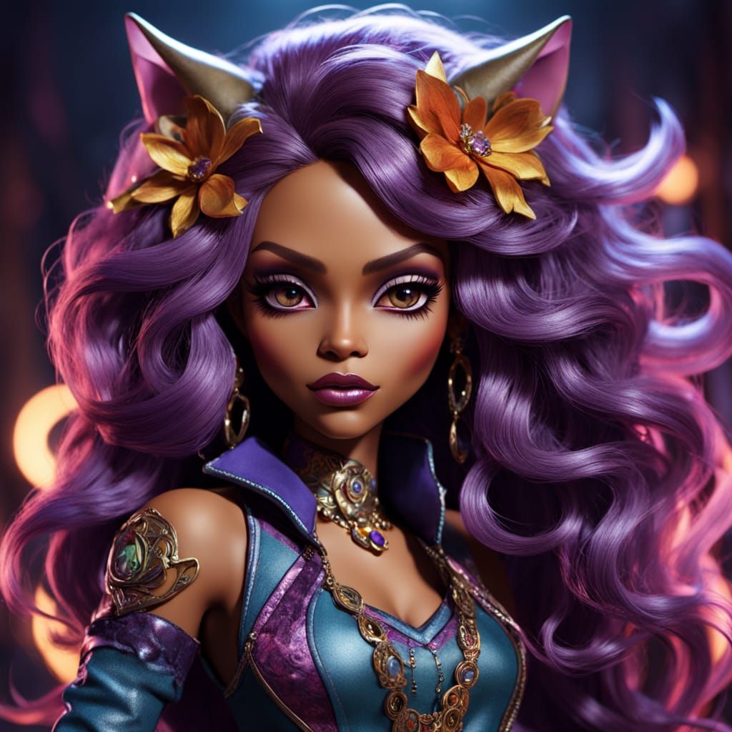 Clawdeen wolf monster high - Werewolf Goddess in Cyberpunk D...