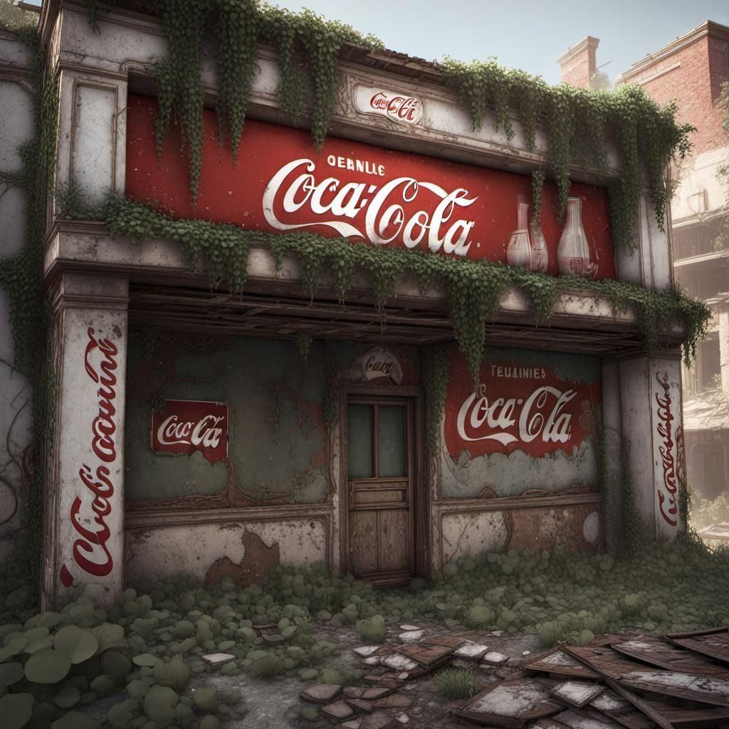 The first Coca Cola store 🥤 - AI Generated Artwork - NightCafe Creator