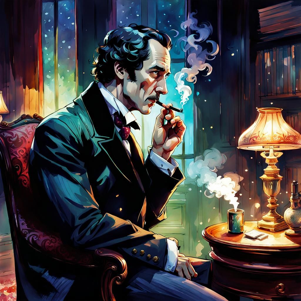 Sherlock Holmes - AI Generated Artwork - NightCafe Creator
