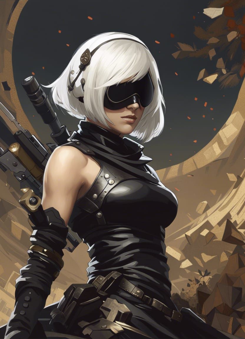 2B from NieR: Automata As An Apex Legends Character Concept Art - AI ...