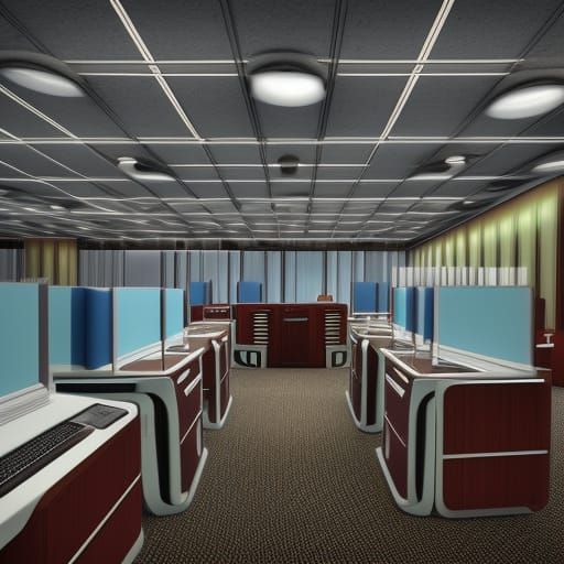 the office - AI Generated Artwork - NightCafe Creator