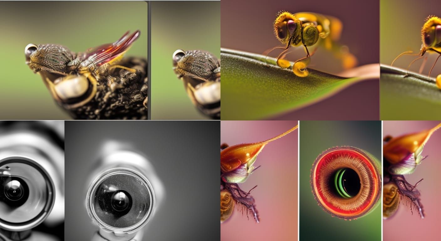 macro stereo photography - AI Generated Artwork - NightCafe Creator