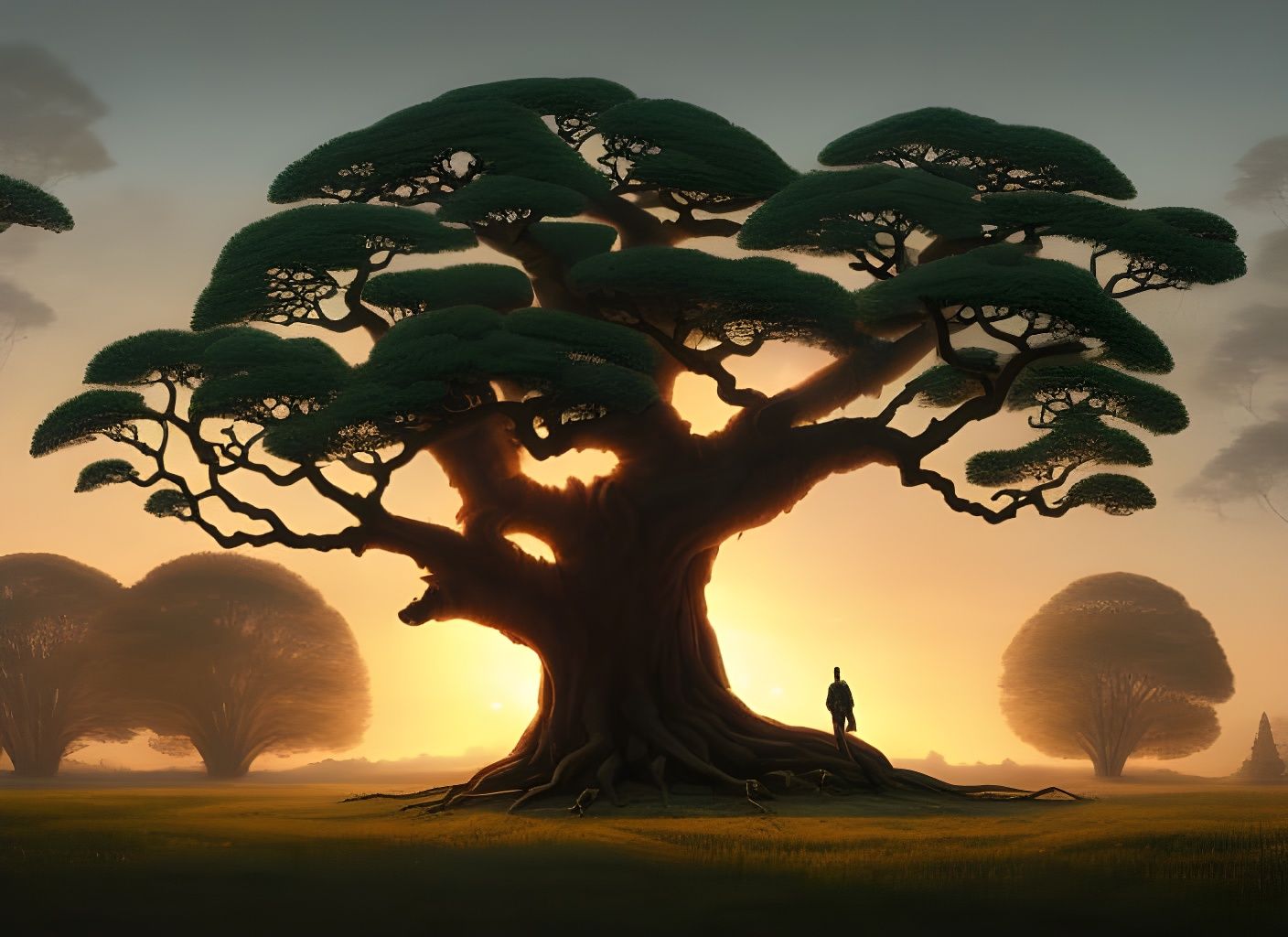 Big Tree - AI Generated Artwork - NightCafe Creator