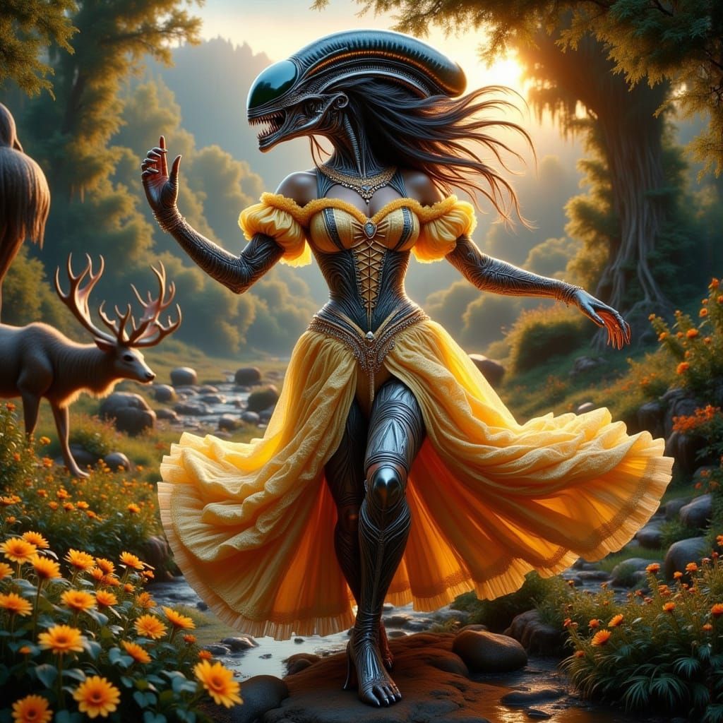 Xenomorph Belle From Beauty And The Beast