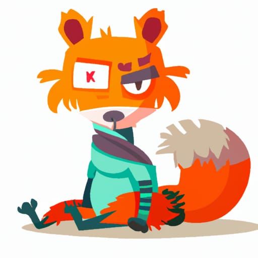 zombie fox - AI Generated Artwork - NightCafe Creator