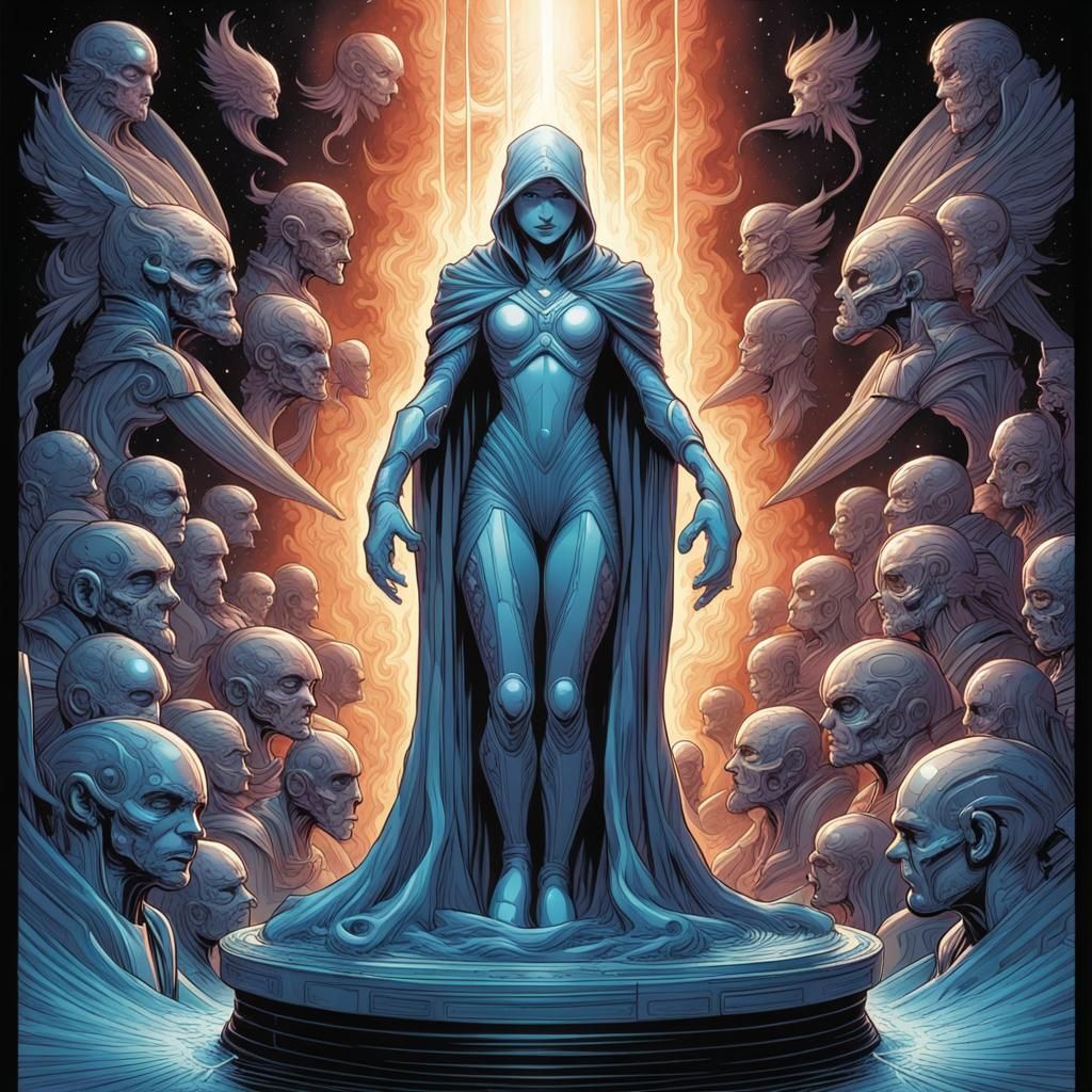 Interdimensional figurines - AI Generated Artwork - NightCafe Creator