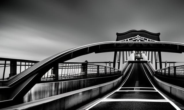 Goth bridge - AI Generated Artwork - NightCafe Creator
